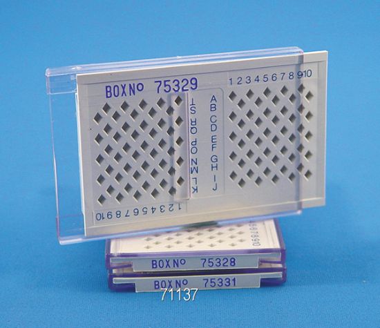 Numbered Grid Storage Box, 100 Capacity