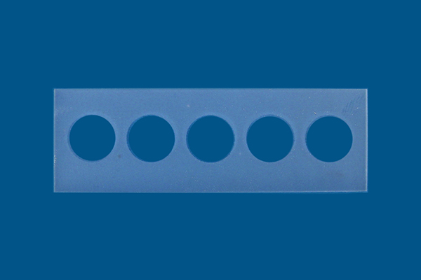 PTFE Printed Slide, 5 Etched, 11.43mm