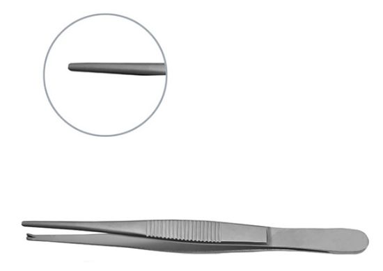 EMS Toothed Dissection Forceps Prem Grade, 4½" (114.3 mm) 2x3 Teeth