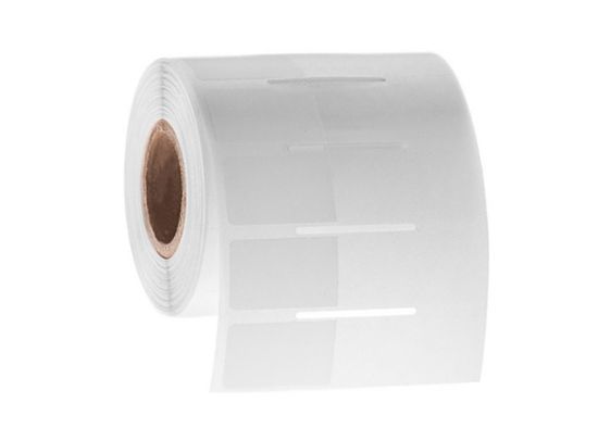 CryoSTUCK Cryo Labels, 1" x 0.625" + 1.375", 3" core, White