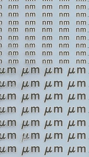 12&18Pt Micron & Nanometer