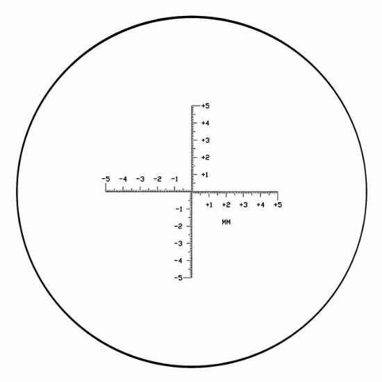 RET 30, Cross Scale 10mm, 100 Div of 0.10mm, 21mm Diameter