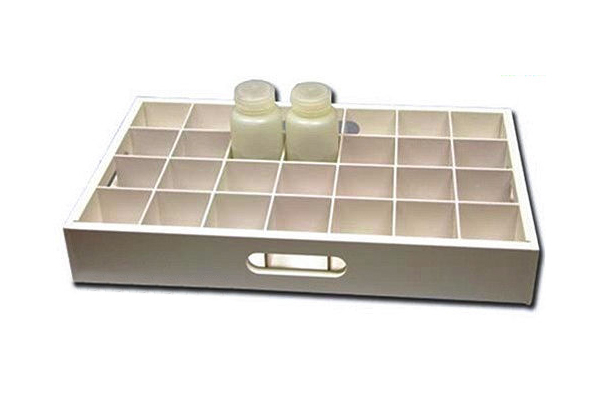 HDPE Adjustable Tray with Lid