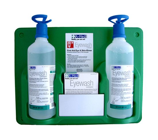 Eyewash Station (2) 16 oz. with "Eye Opener"