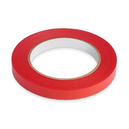 Red Label Tape, 1/2" Wide
